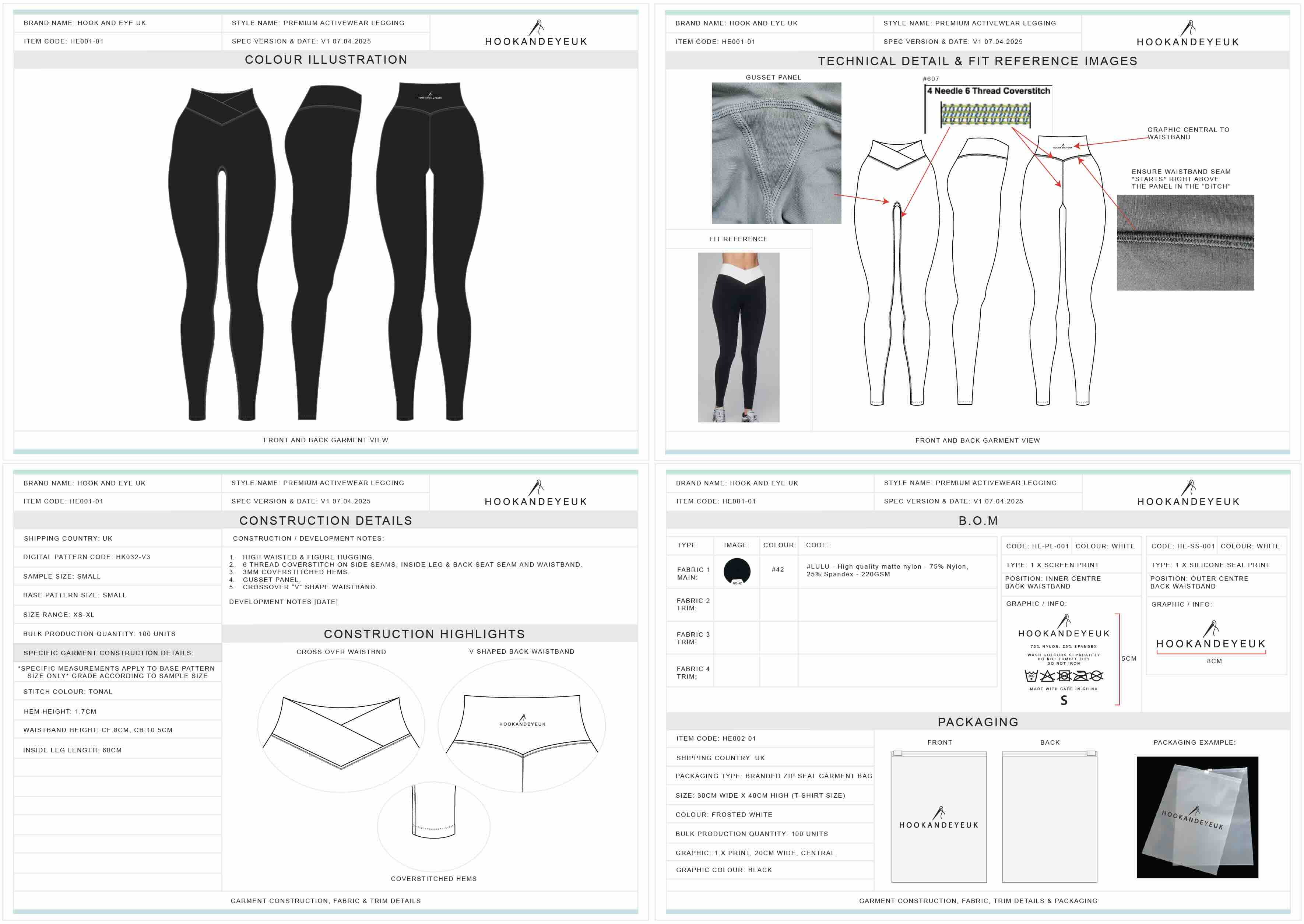 How a High-Quality Tech Pack Reduces Sampling And Production Errors – HOOK AND EYE UK
