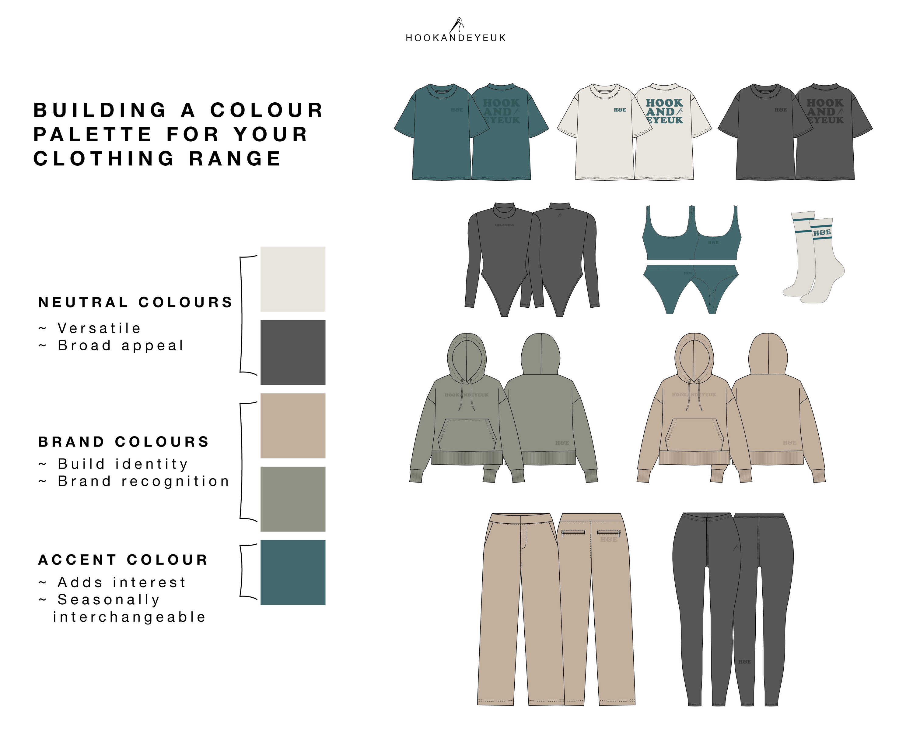 Creating the Perfect Colour Palette for Your Clothing Range – HOOK AND ...